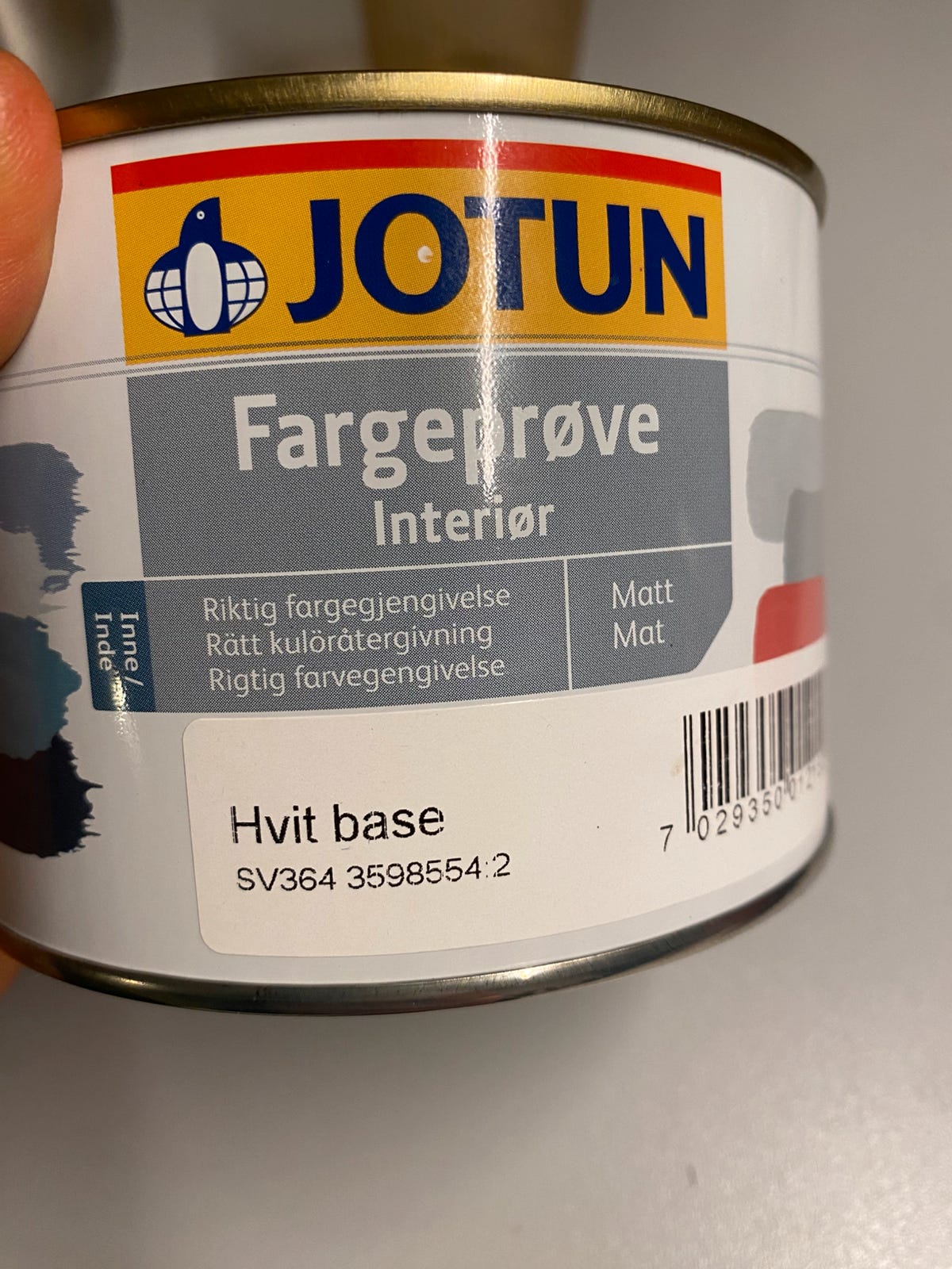 0,45 l - Klassisk hvit - Matt | FINN-torget