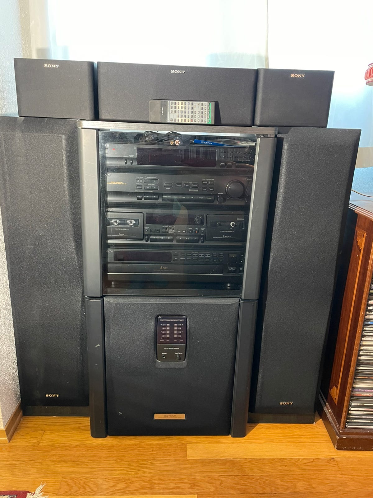 Sony SEN-R 5520 Remote kontrolled Hifidelity Stereo system HCD-551 ...