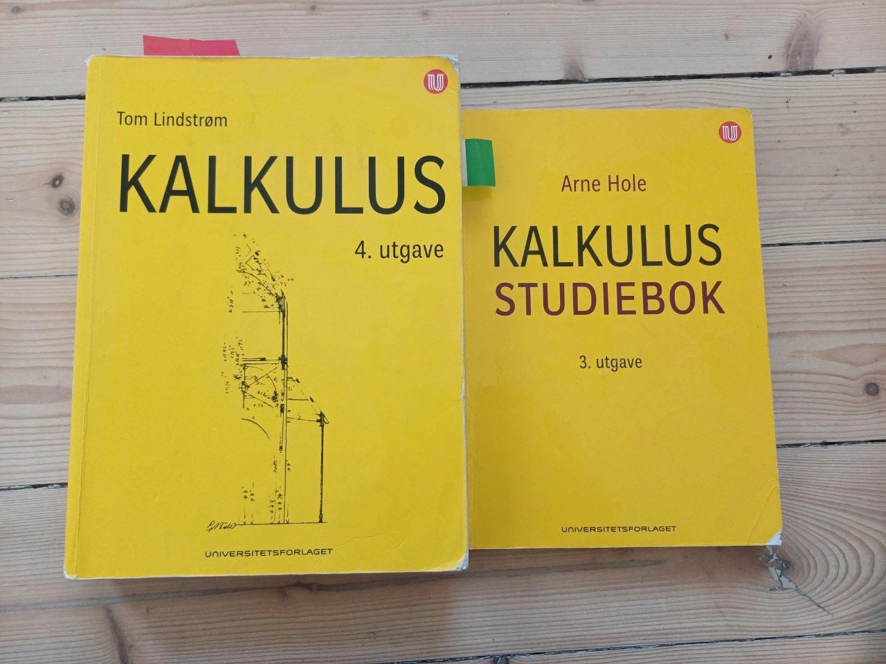 Kalkulus (4. utgave) Tom Lindstrøm og Kalkulus studiebok (3. utgave ...