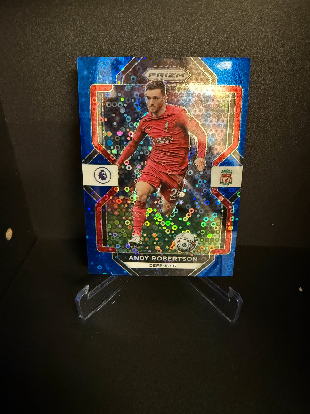 2024-25 ANDY ROBERTSON Prizm Premier League #53 Blue Prizm /75 Soccer | FINN-torget