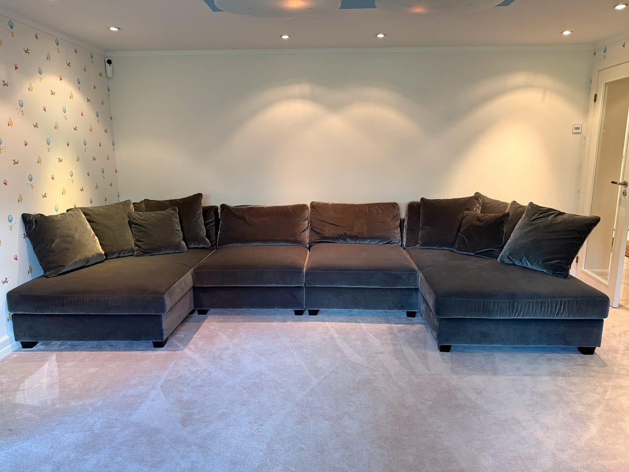 Stor antrasittgrå modulsofa fra Bohus | FINN-torget