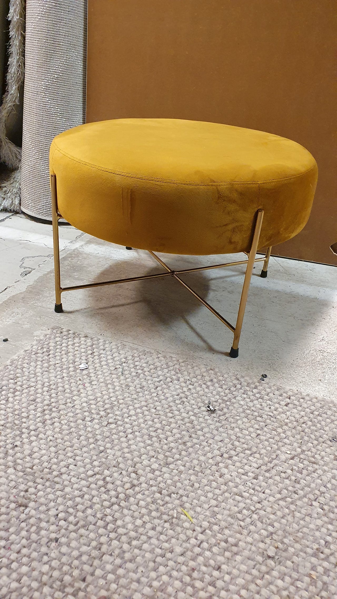 Superfin rund puff | FINN-torget