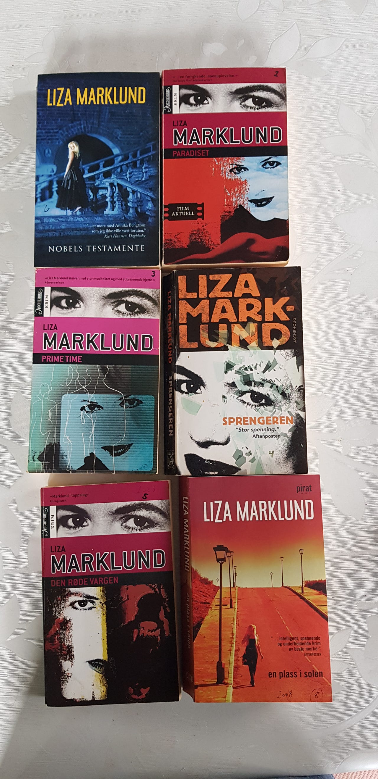 Liza Marklund svensk forfatter. | FINN-torget