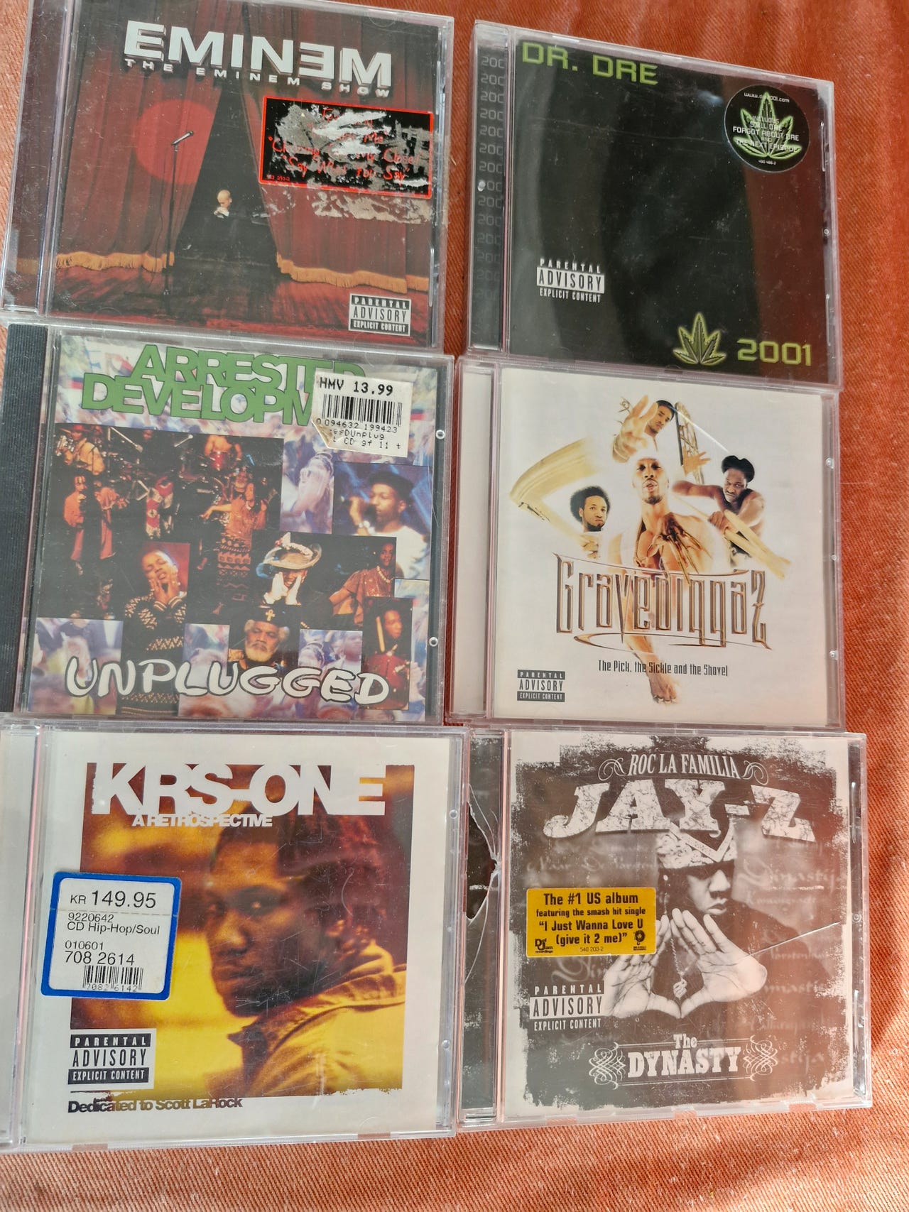 Liten RAP CD samling selges samlet. | FINN-torget