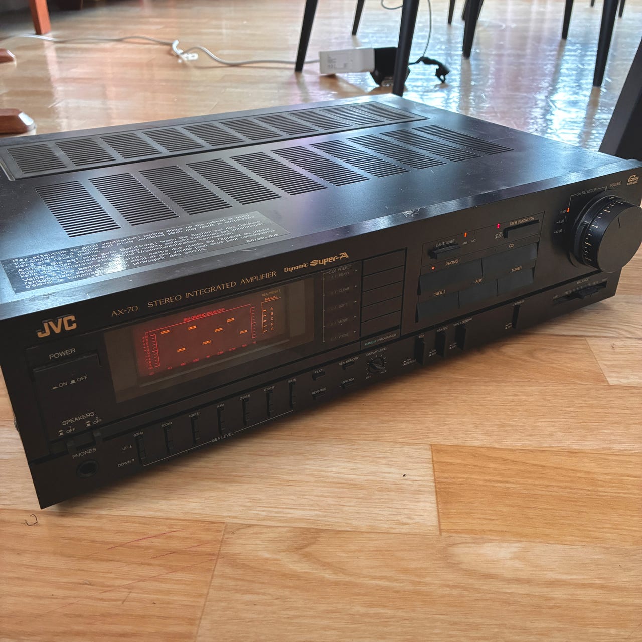 JVC AX-70BK Stereo Integrated Amplifier Dynamic Super-A | FINN-torget