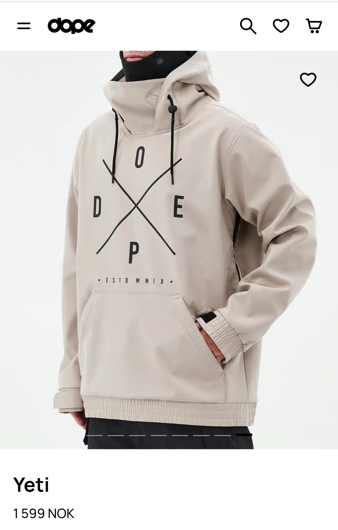 Dope Yeti Beige/sand str S | FINN-torget
