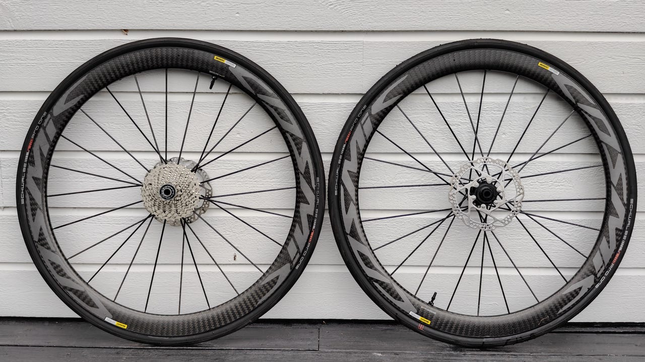 Mavic Pro Carbon DISC karbon hjulsett inkl. Shimano kassett (11-32) og ...