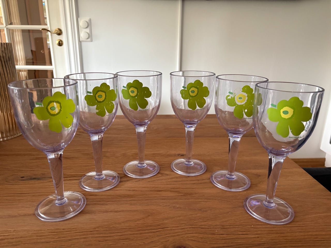 Marimekko vinglass i plast | FINN-torget