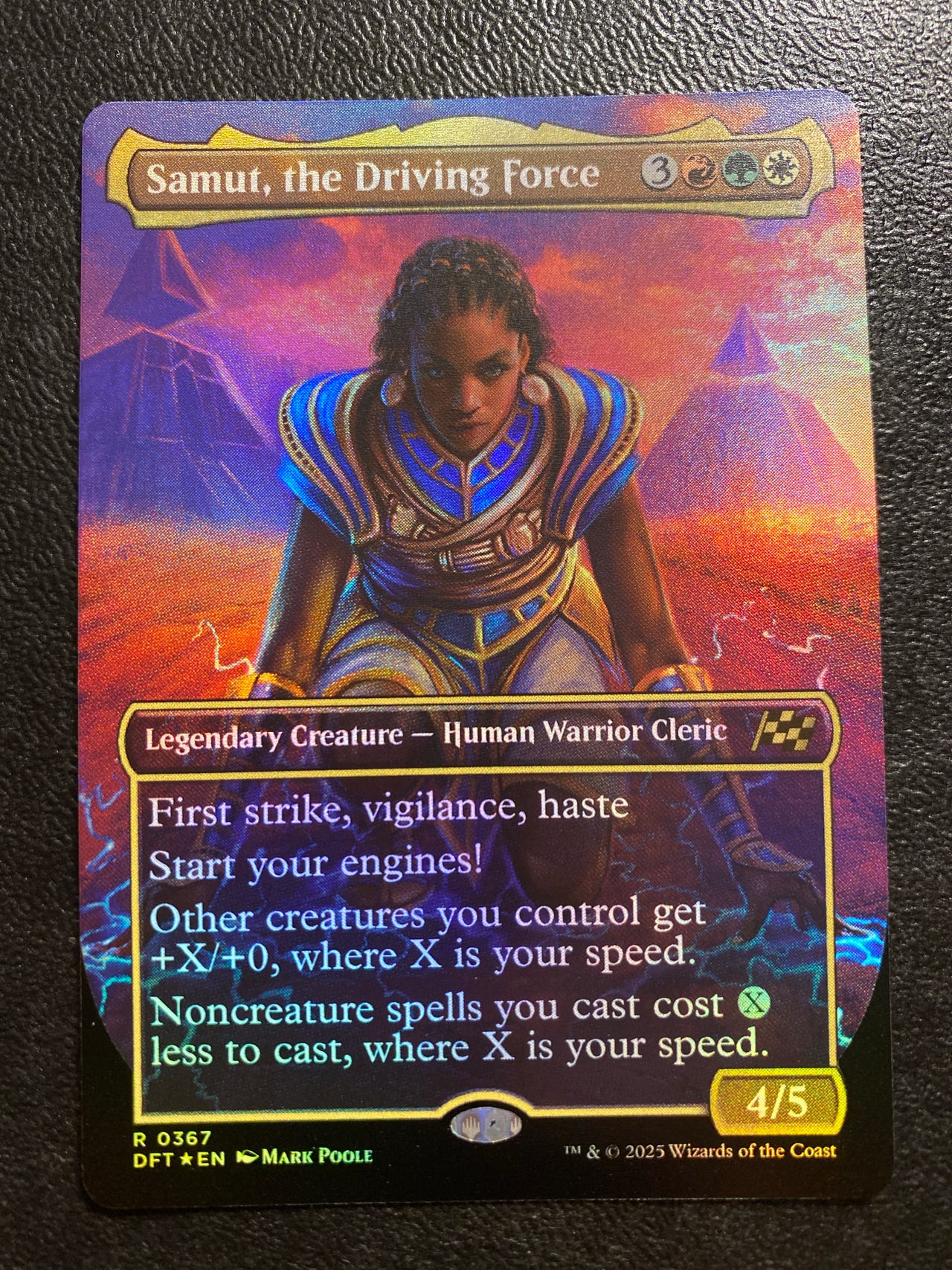 Samut, the Driving Force rare borderless foil Magic the gathering ...