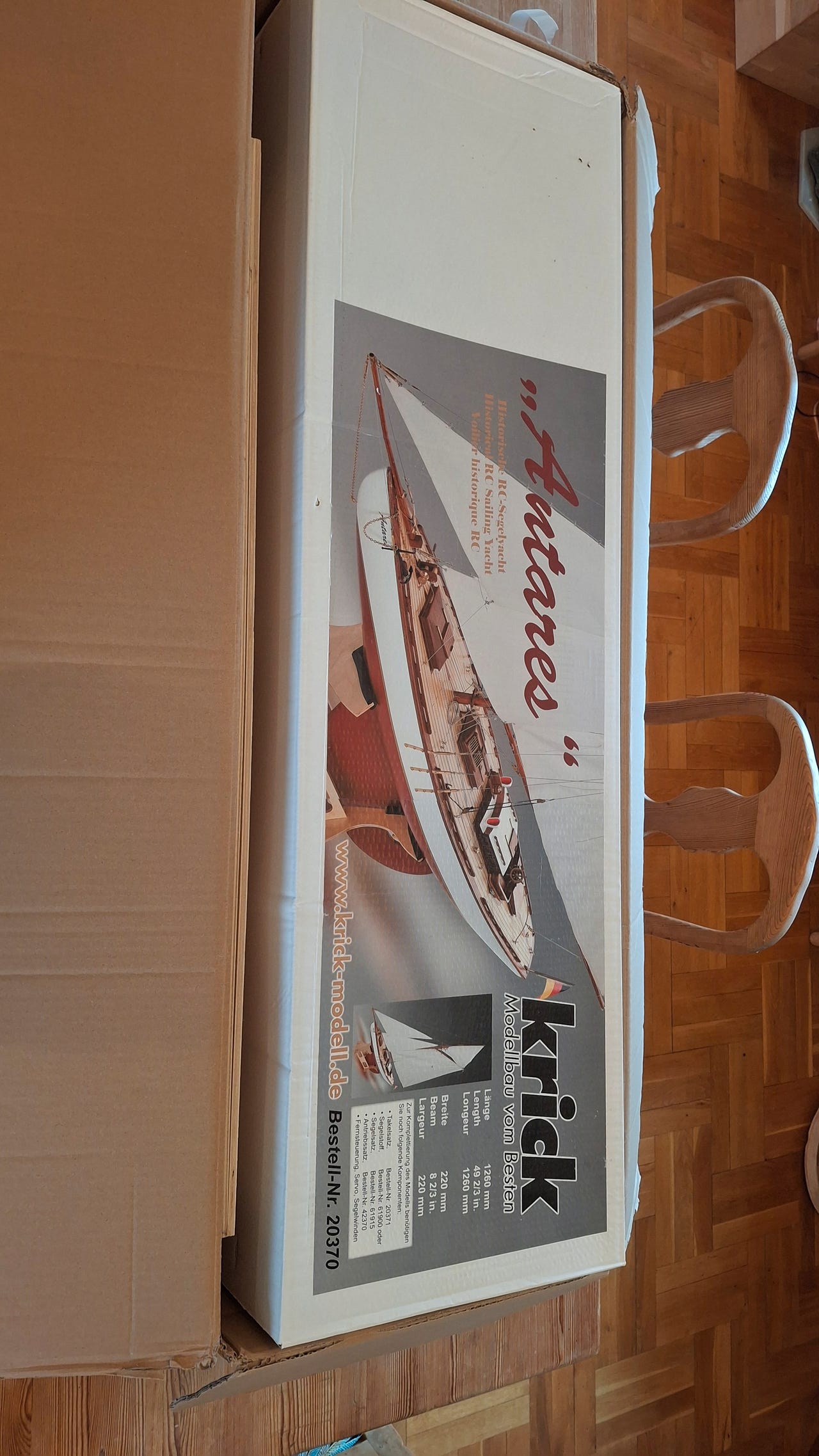 Krick Antares Cutter Yacht, Rc-båt /byggesett. 1:20 | FINN-torget