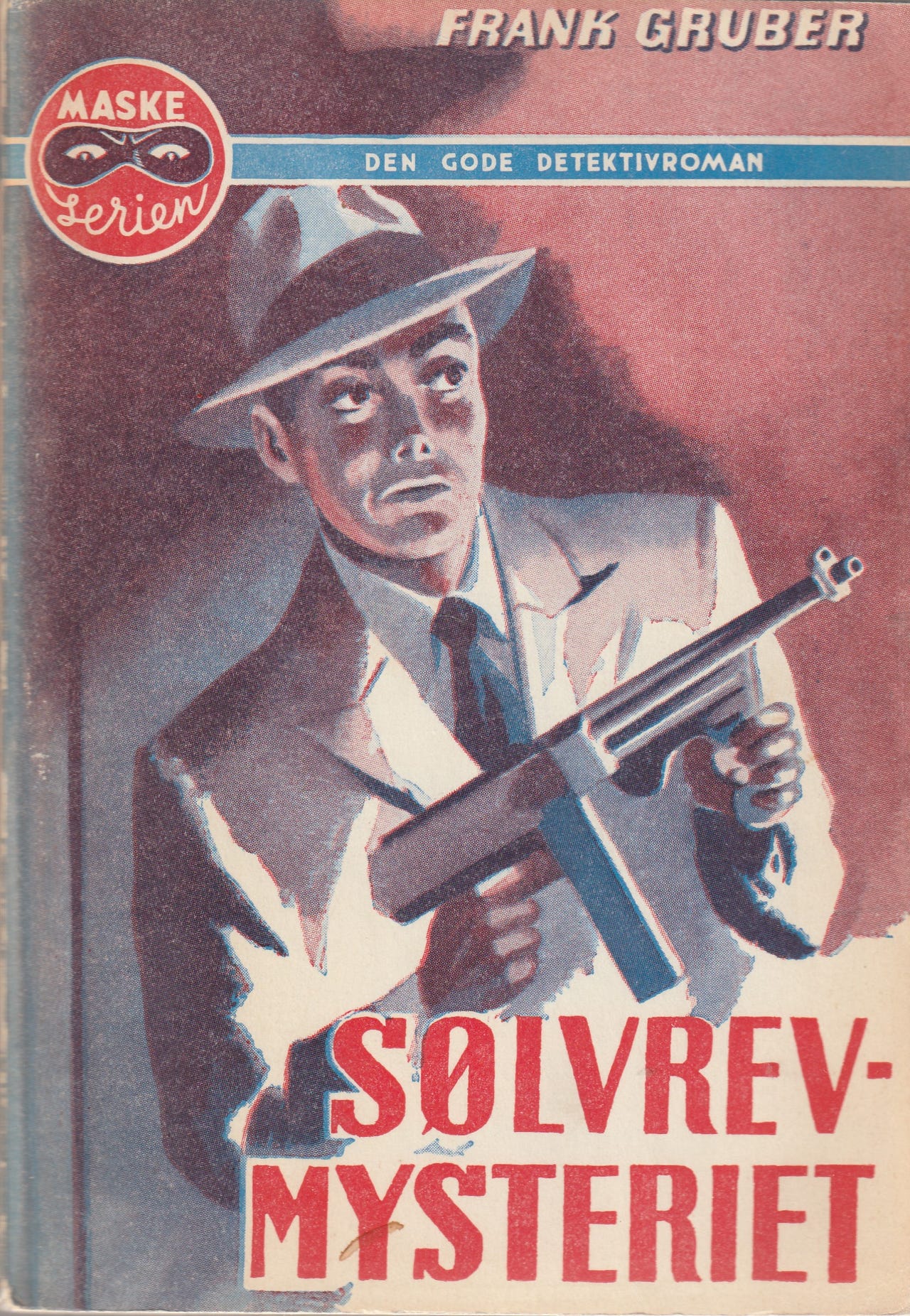 Maskeserien Nr. 50 Frank Gruber Sølvrevmysteriet 1949 O.omsl. | FINN-torget