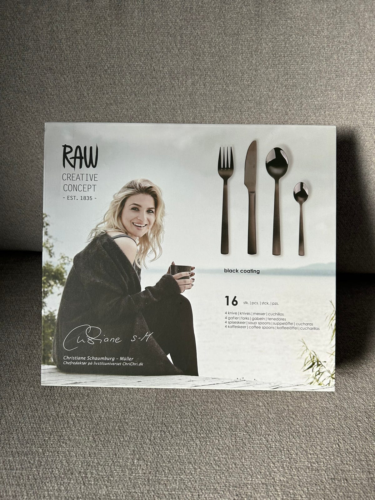 Raw bestikk black coating | FINN-torget