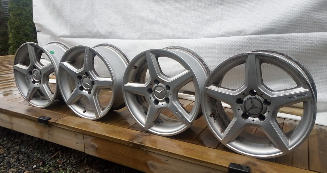 Mercedes AMG felger 5x112 7jx16h2 Et35 66.6 4stk Rep. Object (maler ...