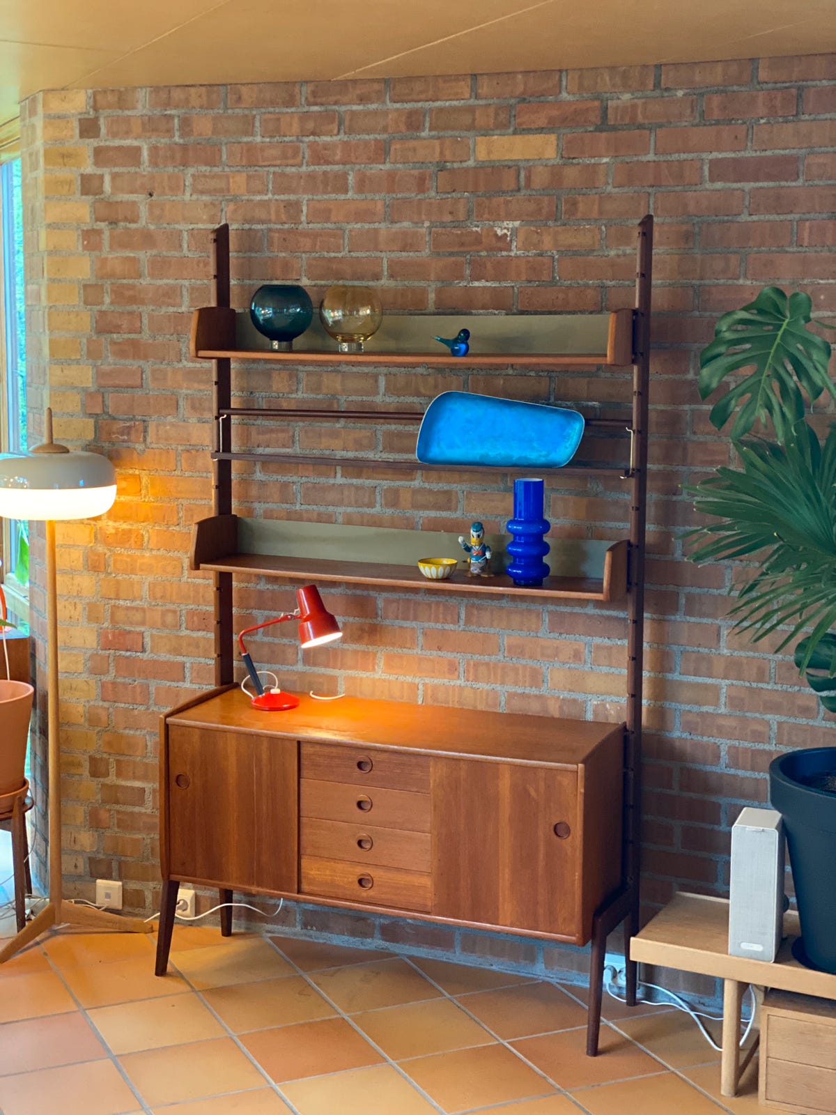 Retro teak reol | FINN-torget