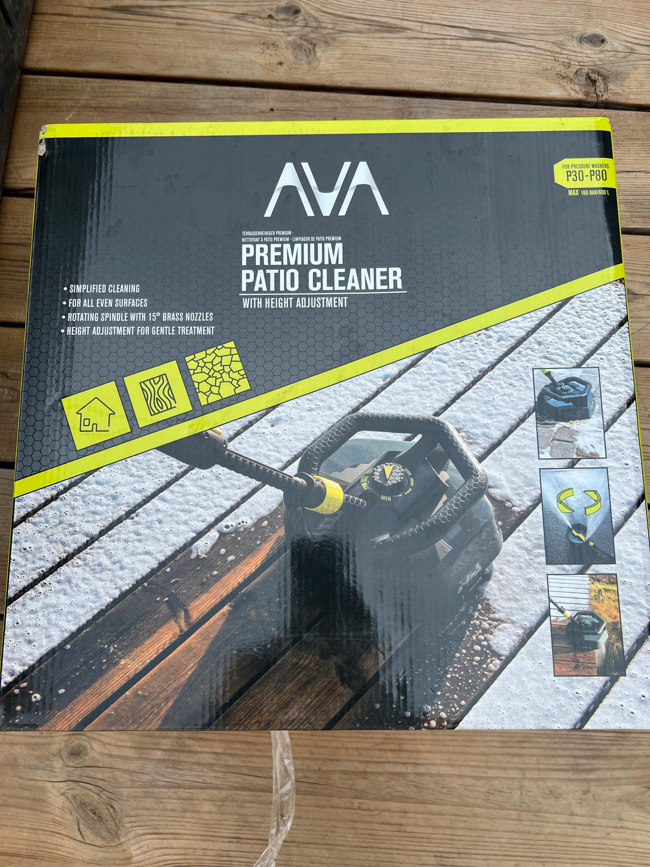 AVA Terassevasker - Premium Patio Cleaner | FINN-torget