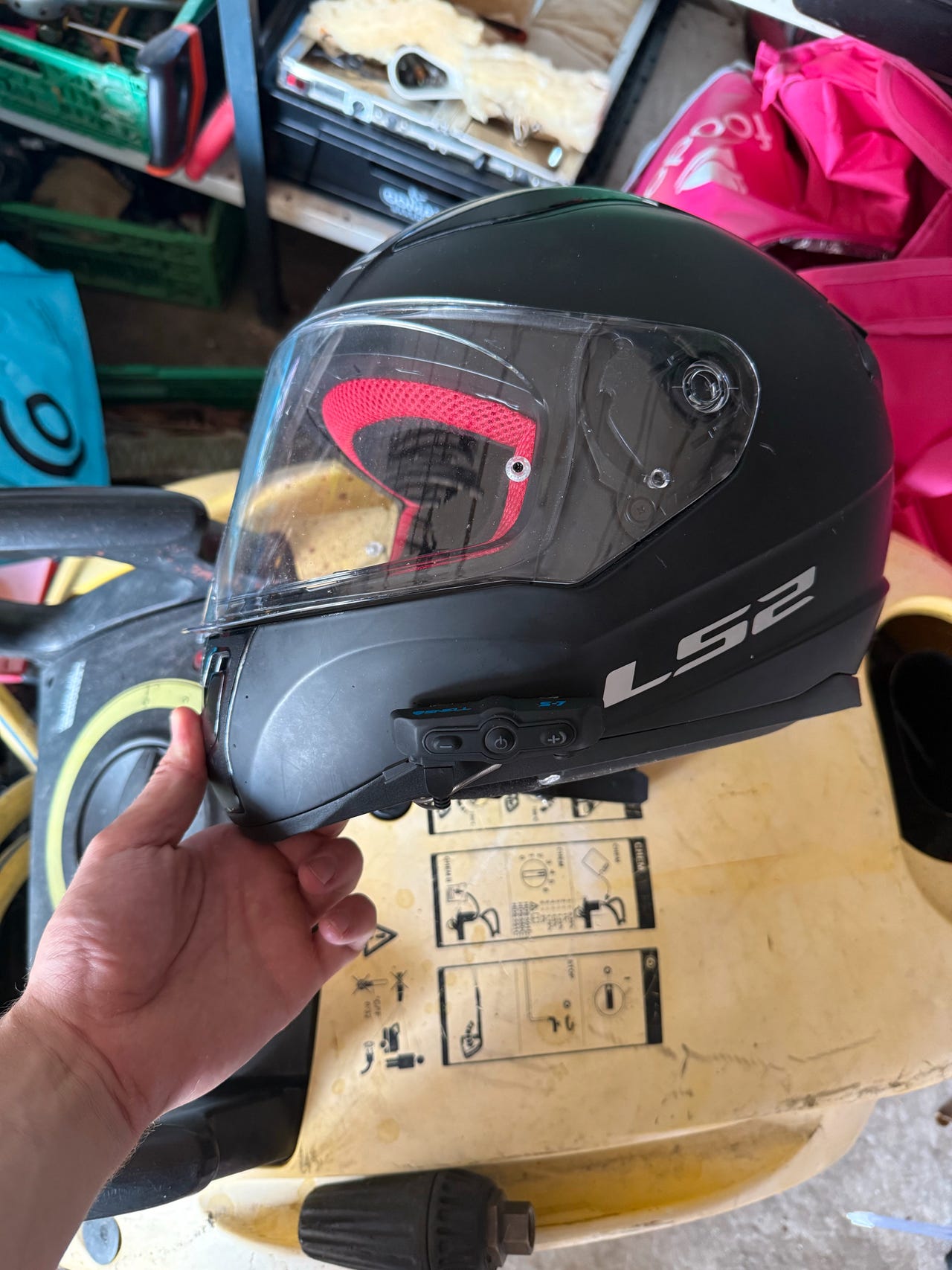 MC Hjelm m intercom | FINN-torget