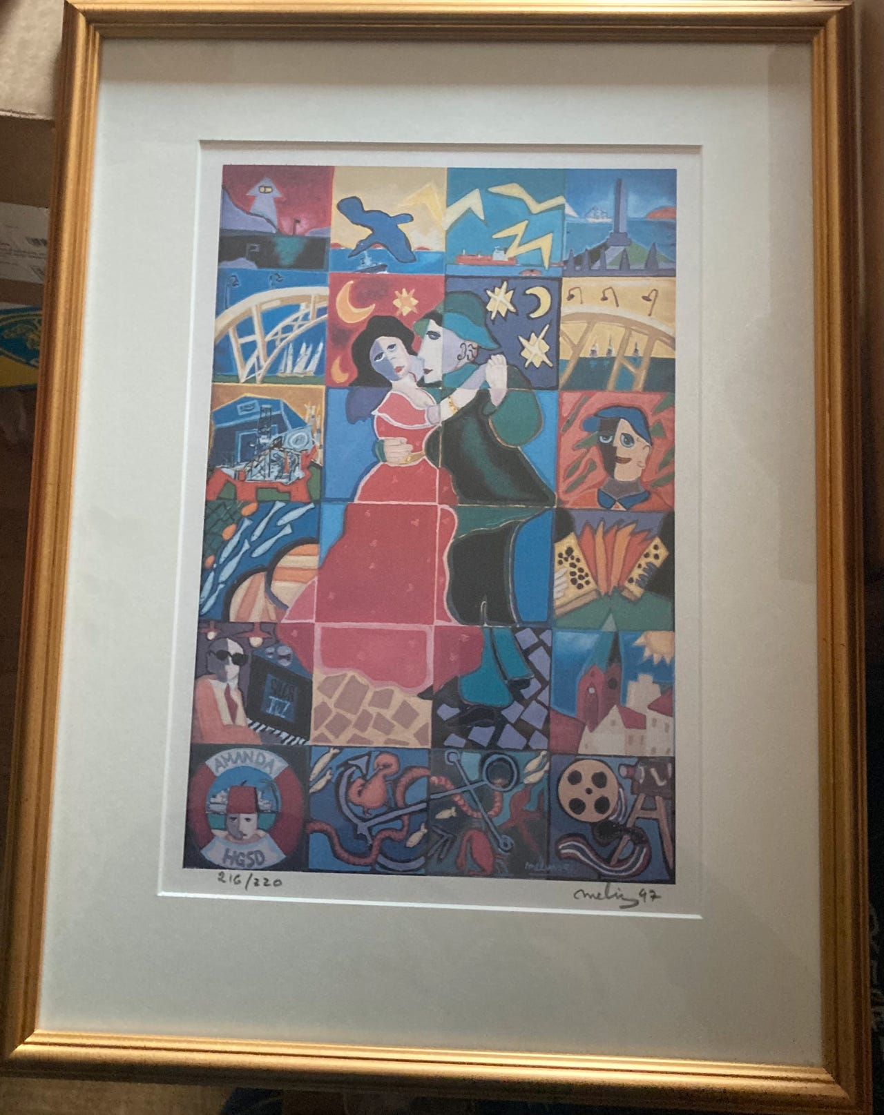 Gerhard Meling litografi Selges 3500kr. | FINN-torget