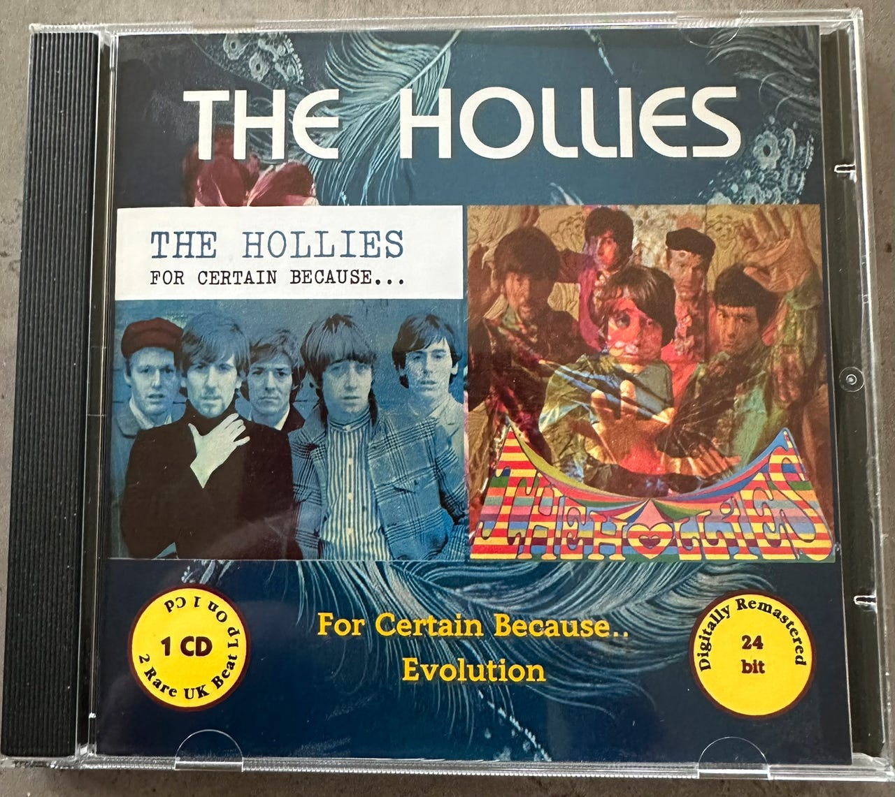 The Hollies. «For Certain Because/Evolution». CD | FINN-torget