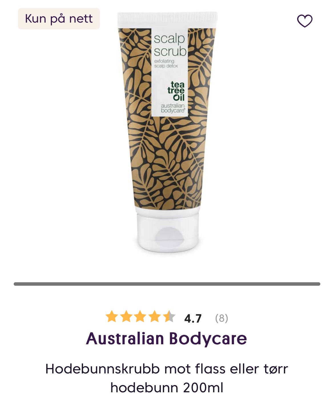 Scalp scrub Tea Tree Oil | FINN-torget