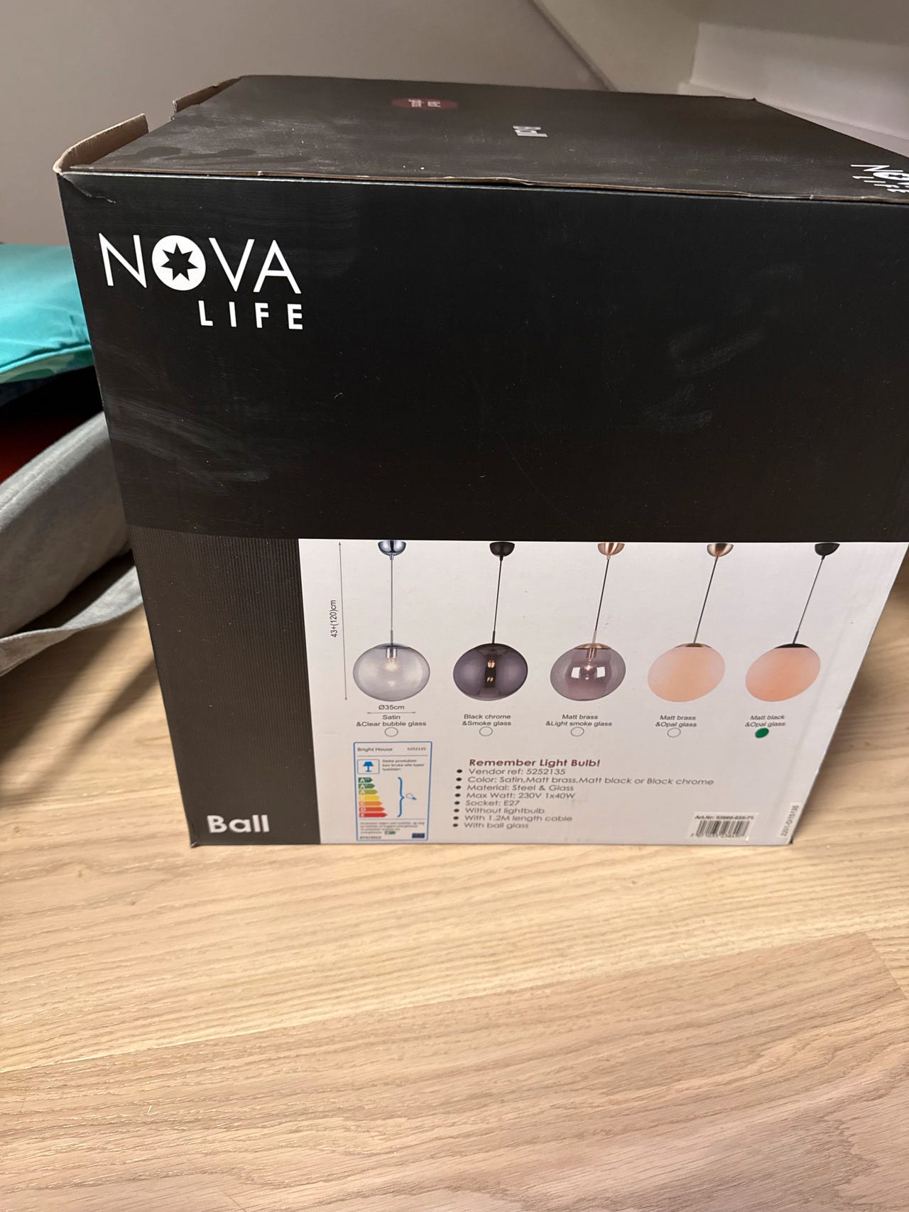Nova Life Ball taklampe 35cm | FINN-torget