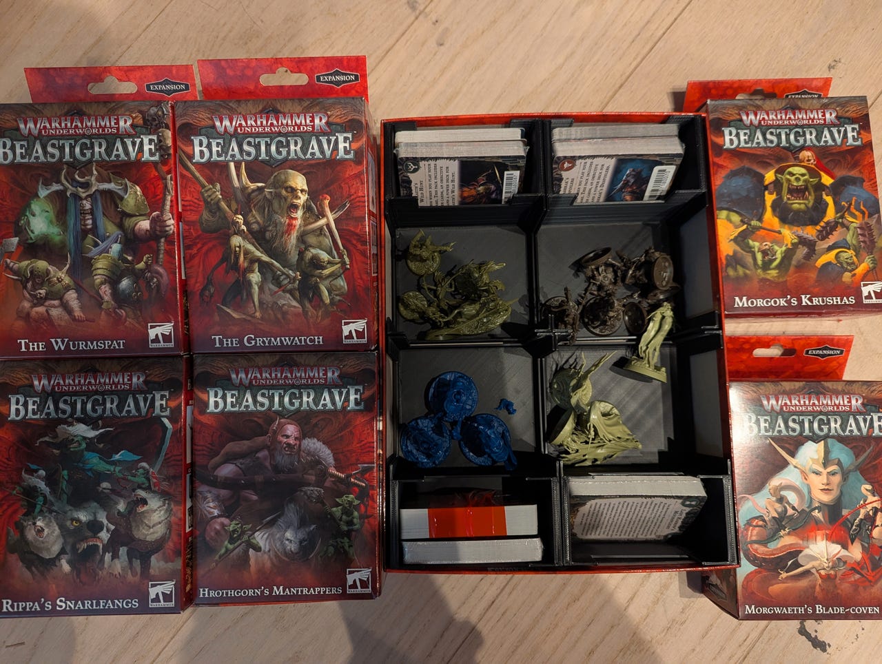 Warhammer Underworlds Beastgrave core set + 8 Beastgrave warbands ...