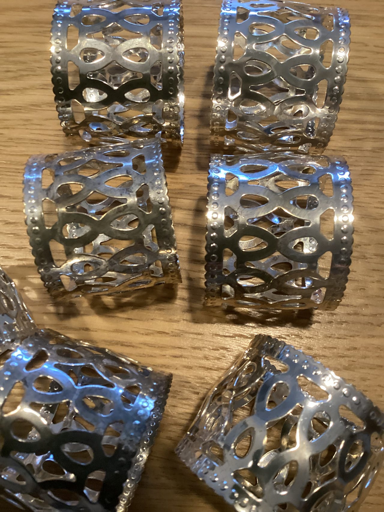 Nydelige serviett ringer 8 stk | FINN-torget