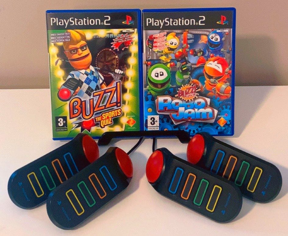 Buzz! Junior Robo Jam, Buzz! The Sports Quiz (kommer med Buzz ...