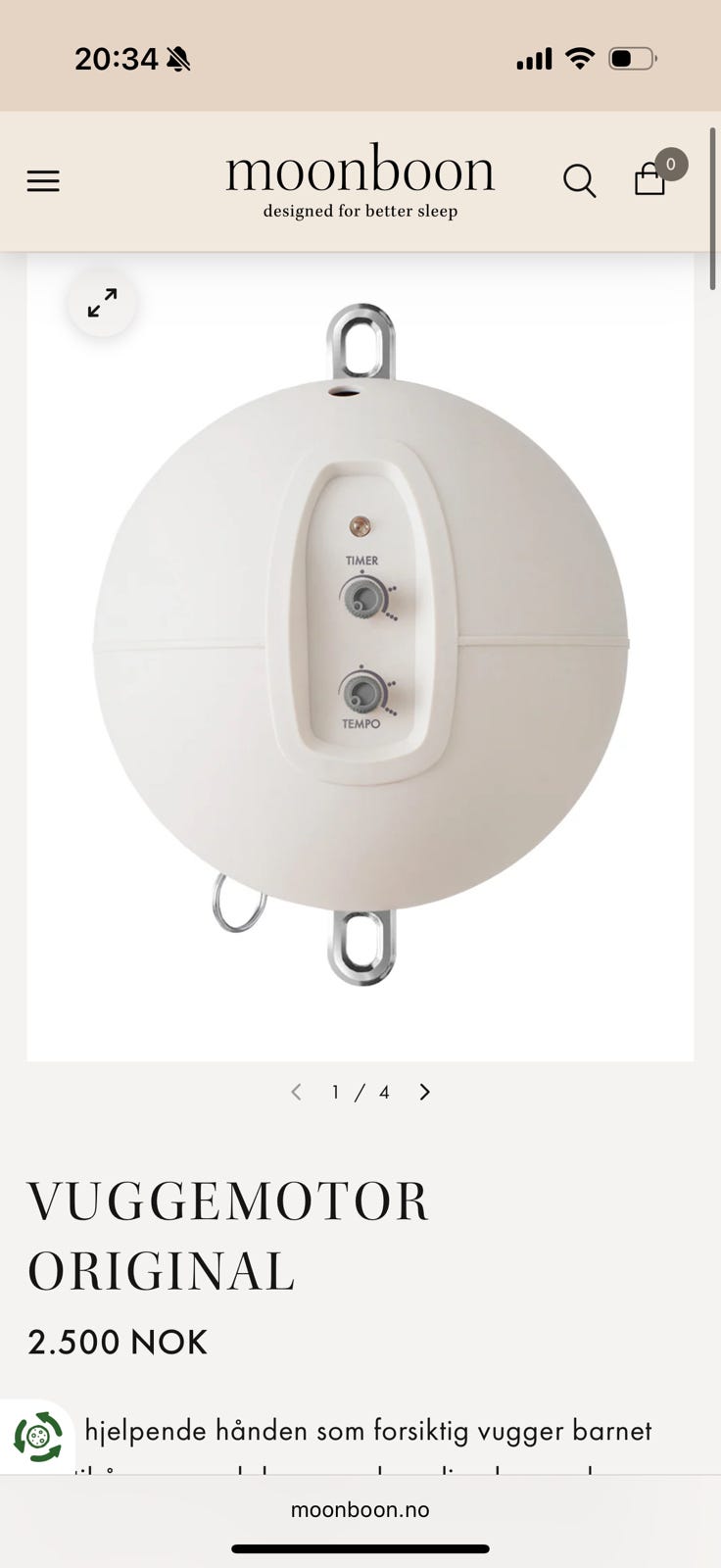 Moonboon vuggemotor | FINN-torget