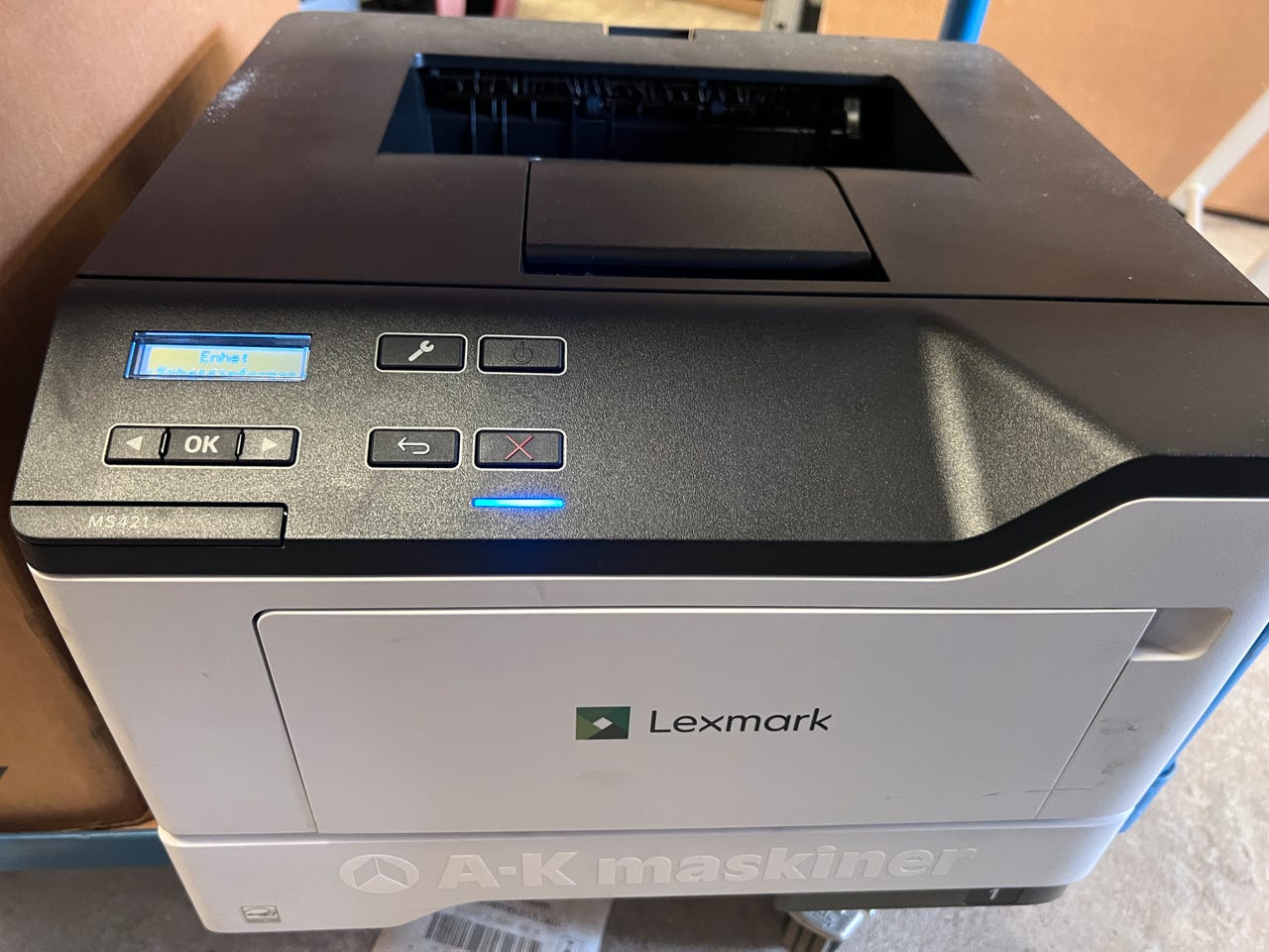 Brukt Lexmark ms421 sort/hvit laser skriver | FINN-torget