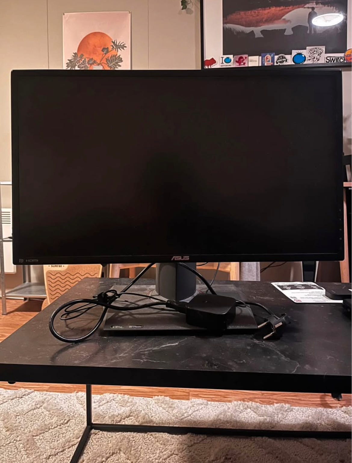 24” ASUS ROG Swift PG248Q Gaming Skjerm Fungerer perfekt og er i god stand. | FINN-torget