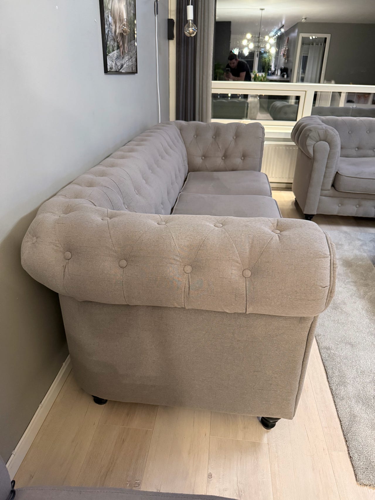 Elegant Chesterfield sofa-3 seter og 2 seter | FINN-torget