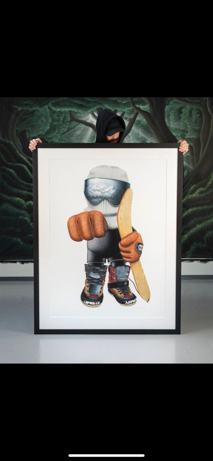 Frode Sandbech - "The Mountain Punk" 61x91 | FINN-torget