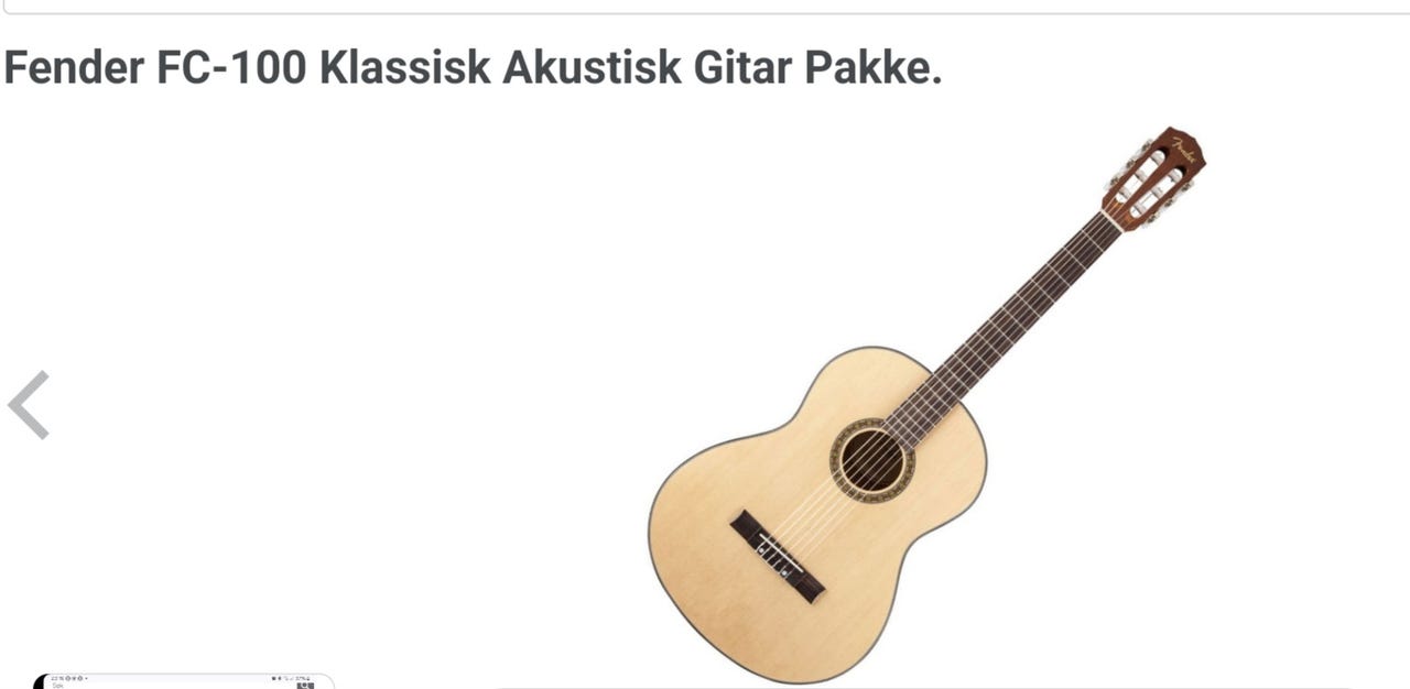 Fender Fc 100 ønskes kjøpt. | FINN-torget