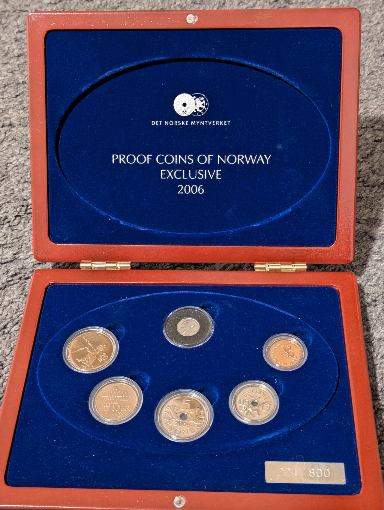 PROOF COINS OF NORWAY EXCLUSIVE 2006 | FINN-torget