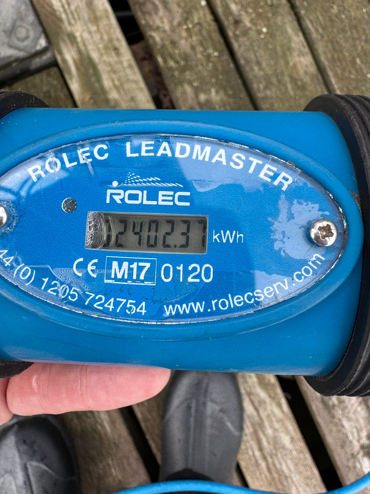 Rolec leadmaster 25 meter landstrømkabel med måler. | FINN-torget