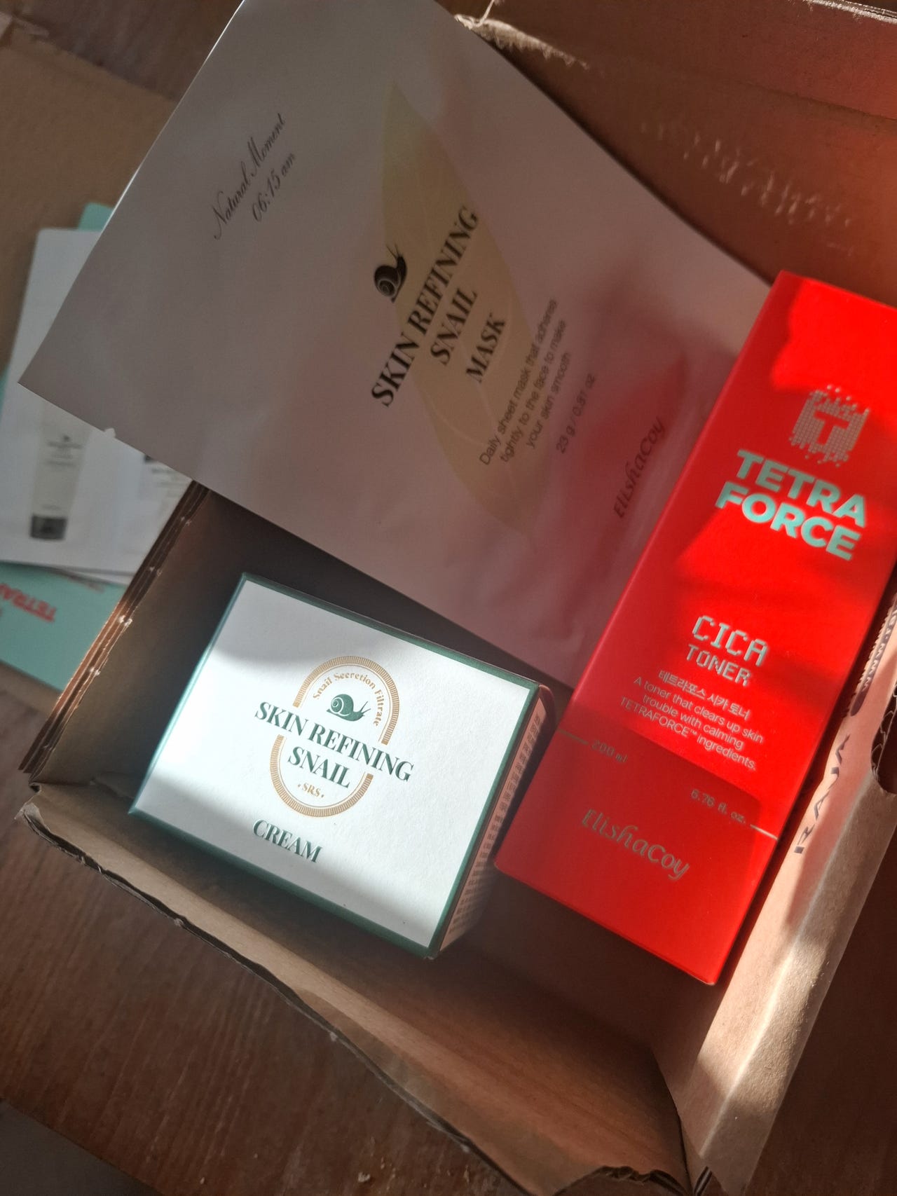 Skin refing snail cream og tetraforce toner | FINN-torget