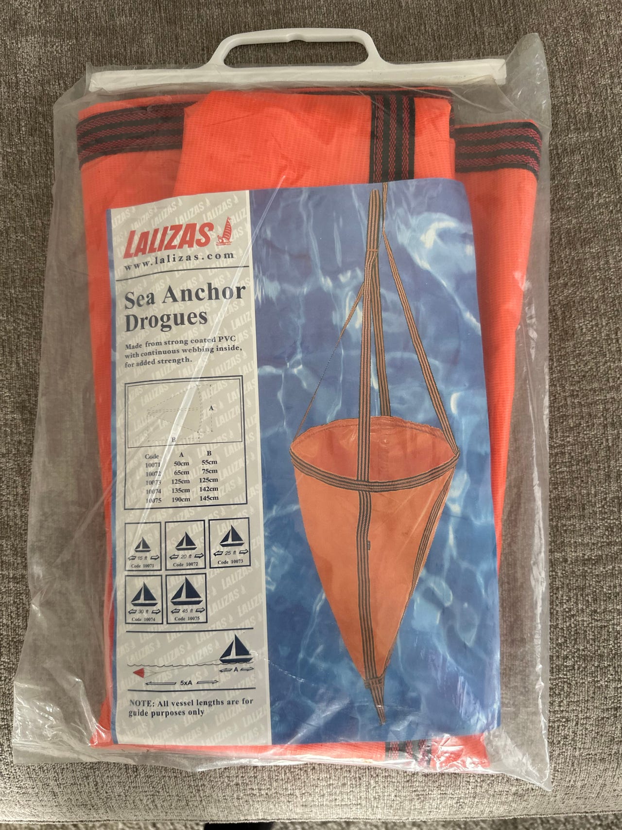 Lalizas Sea Anchor Drivanker mod 10074 | FINN-torget