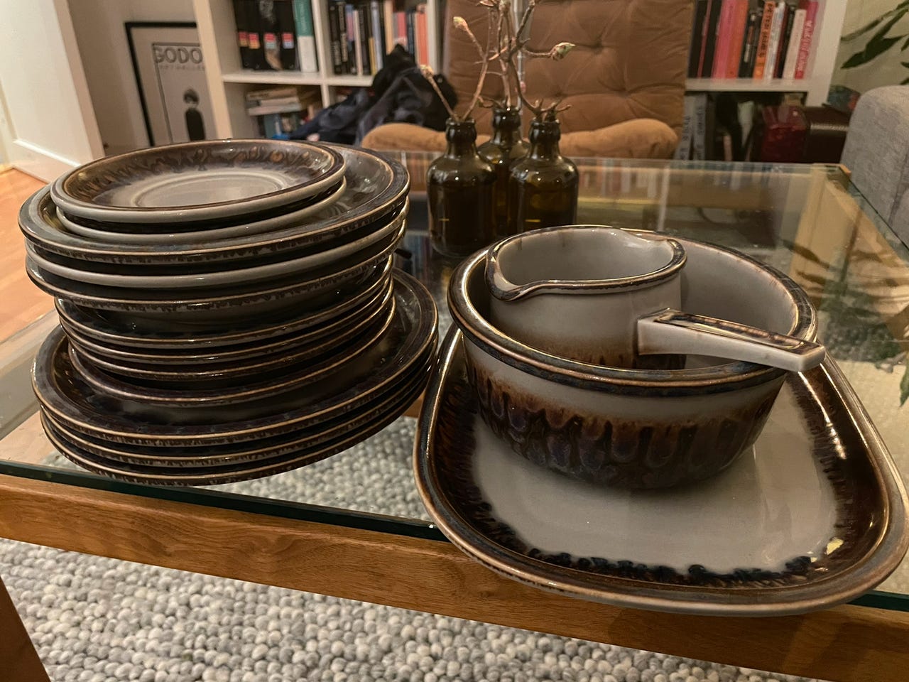 Vintage dansk stengods Deler til Bing & Grøndahl Mexico servise | FINN ...