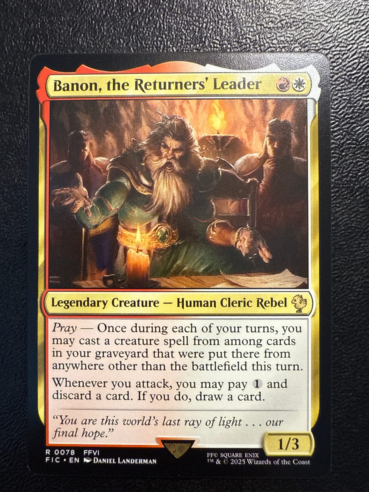 Banon, rhe Returner’s leader rare Magic the gathering samlekort | FINN ...