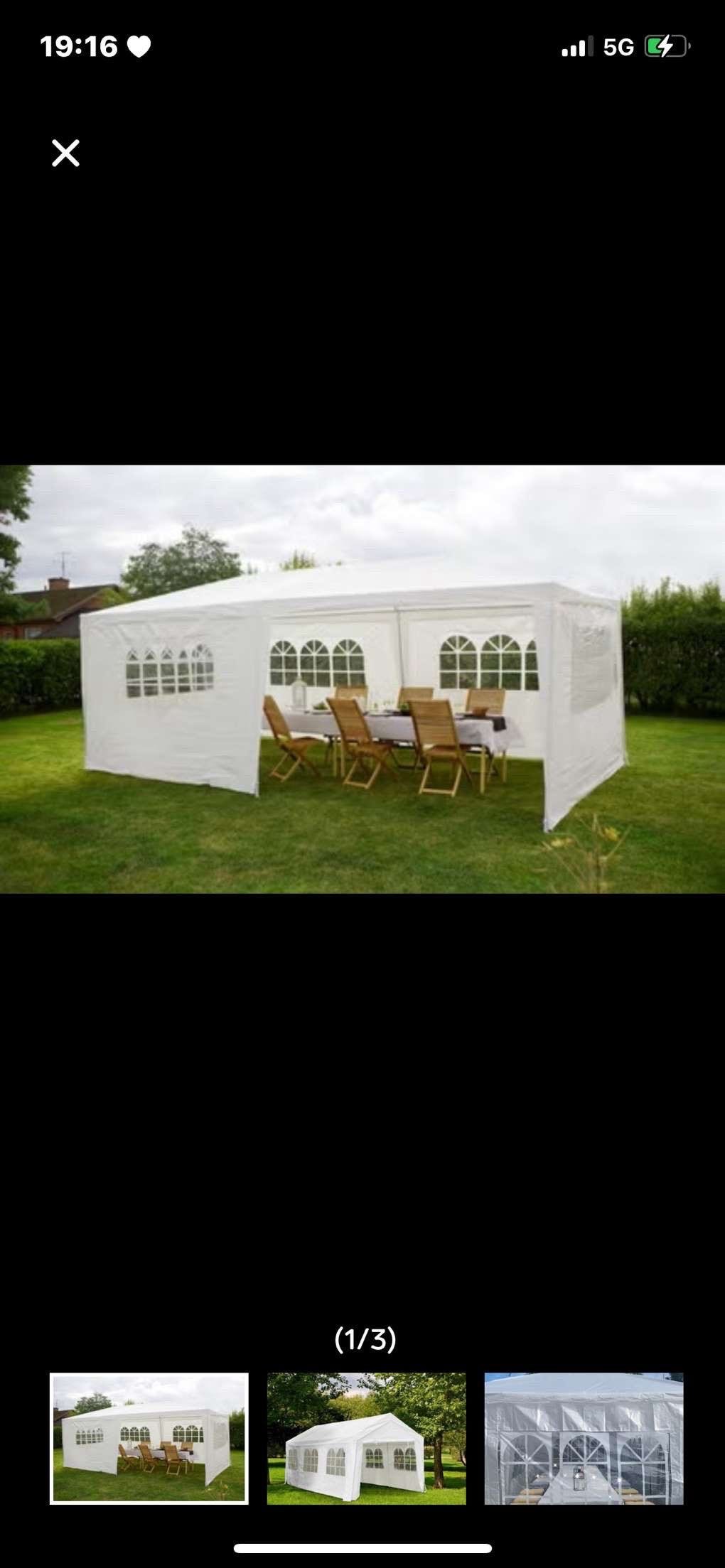 Partytelt 3x6 m | FINN-torget