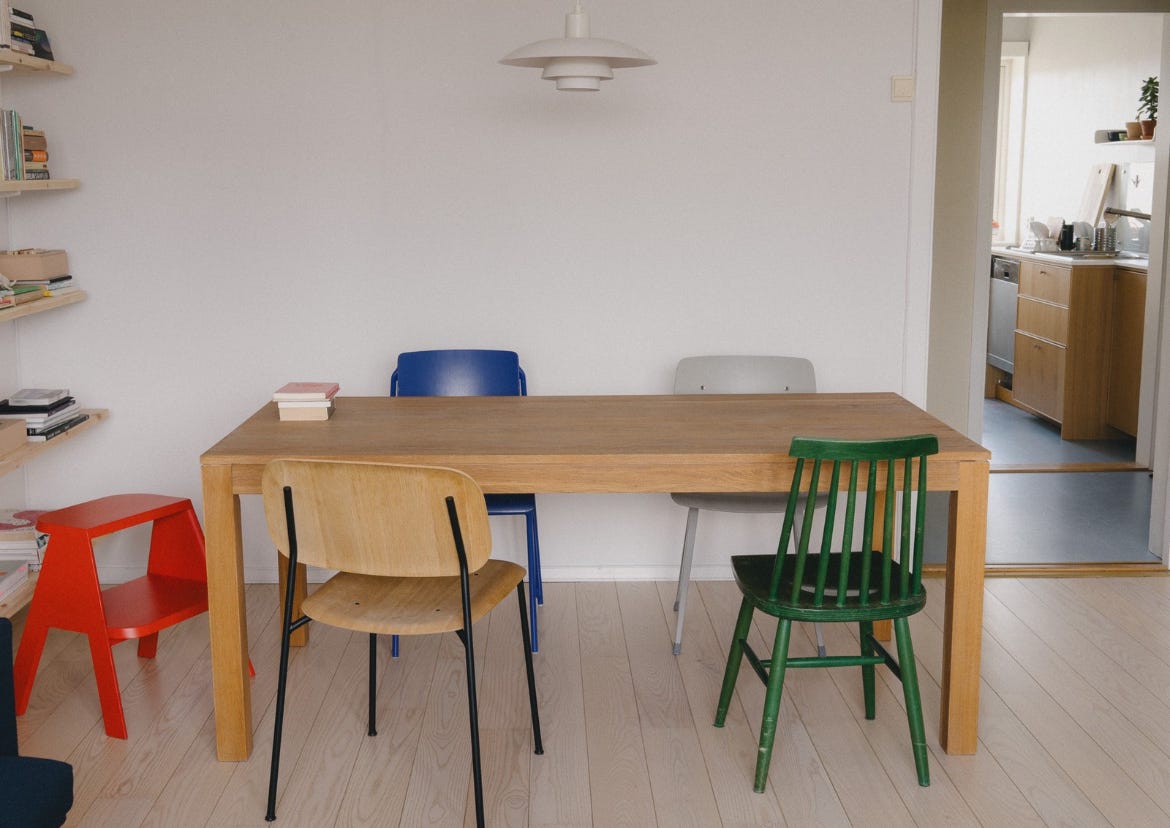 Spisebord i heltre eik / Solid Oak Dining Table | FINN-torget