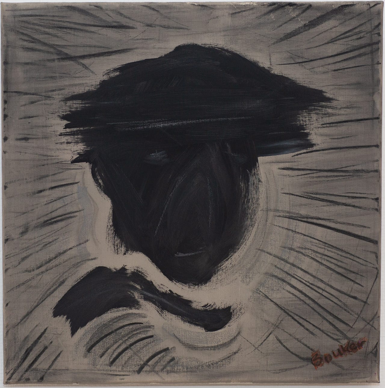 Kunst maleri BEN BOUKER - YUREI SENSEII billedkunst på lerret | FINN-torget