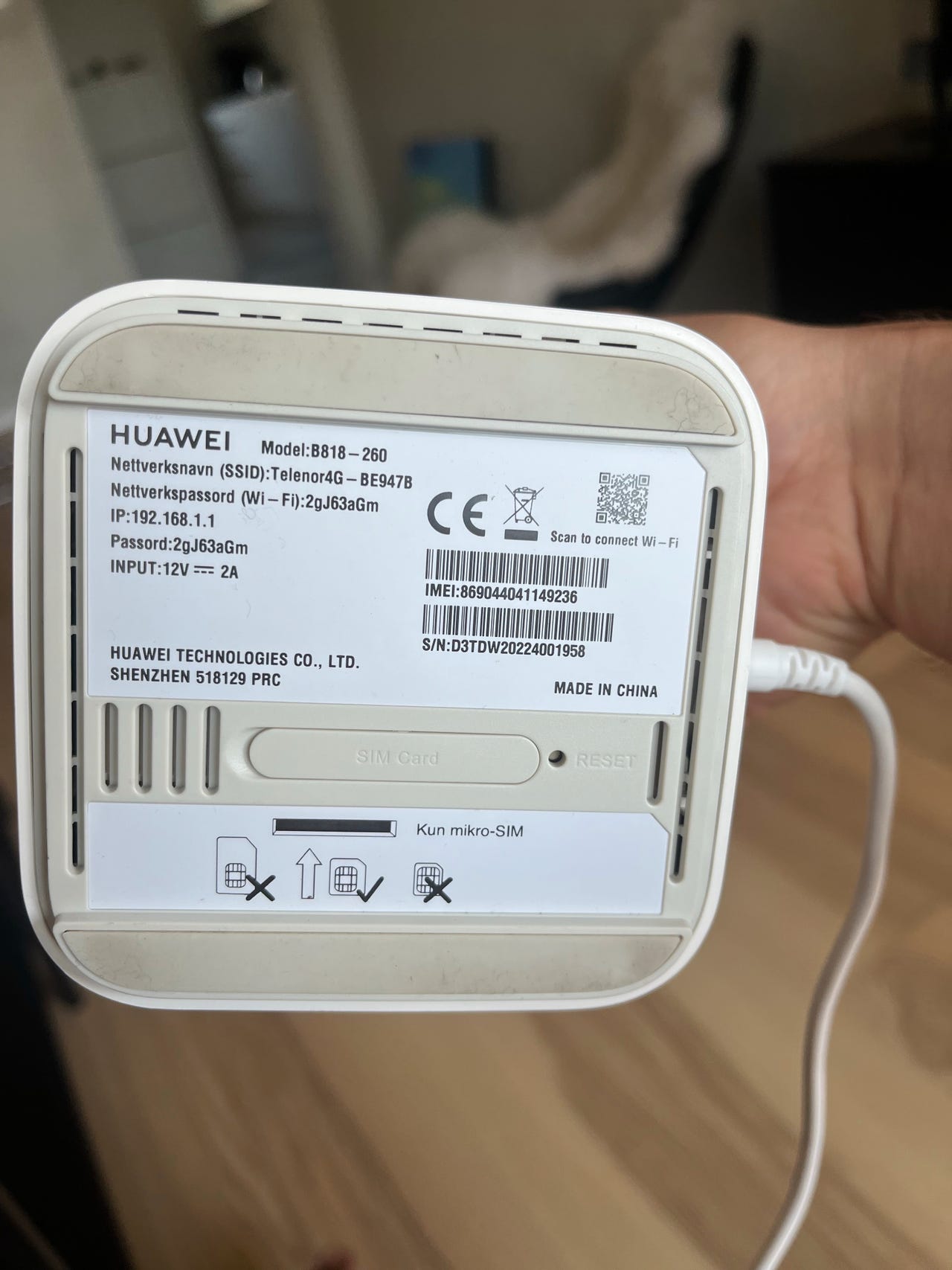 Huawei router B818-260 | FINN-torget