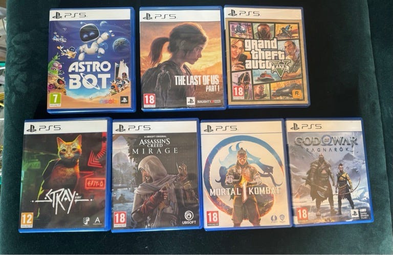 Diverse ps5 spill les annonsen. | FINN-torget