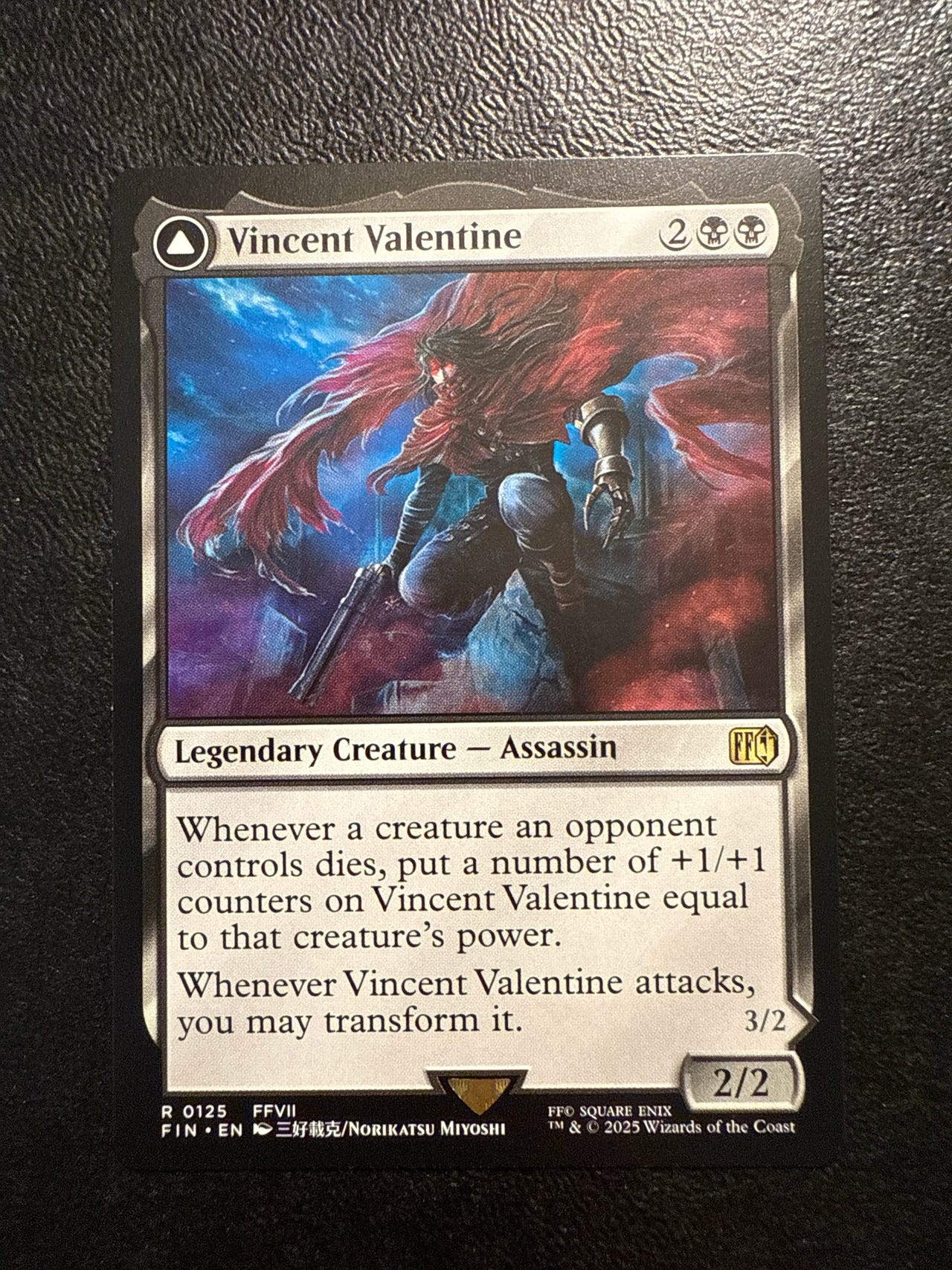Vincent Valentine rare Magic the gathering samlekort | FINN-torget