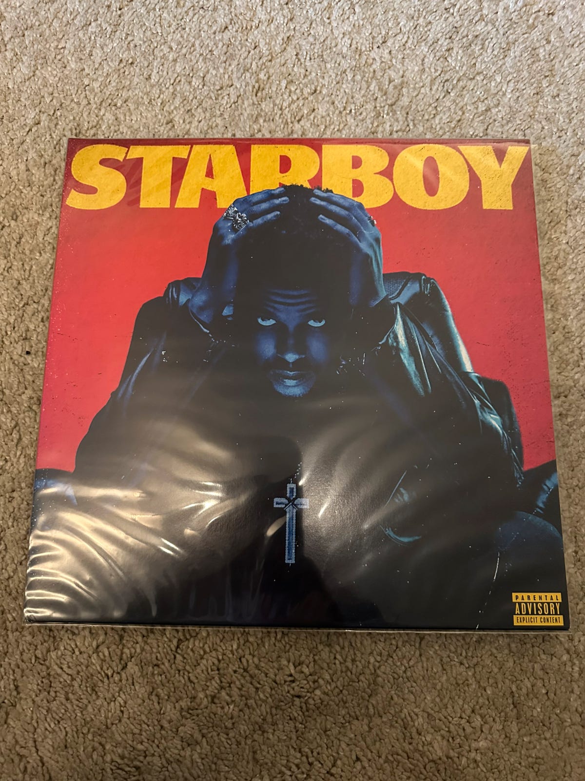 The Weeknd - Starboy Red Translucent LP Vinyl | FINN-torget