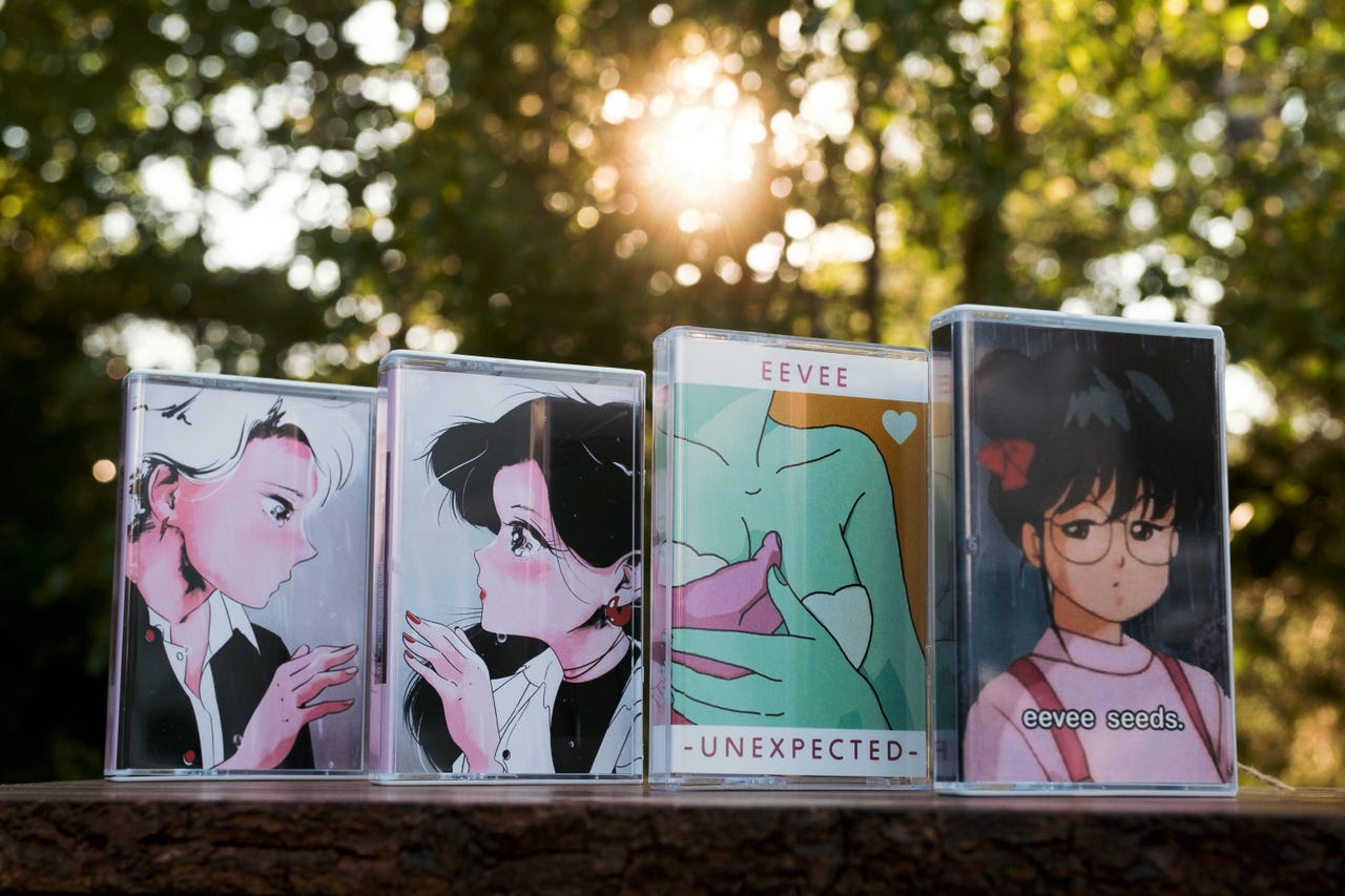 Lo-fi chill kassetter 4 stk Eevee - som nye | FINN-torget