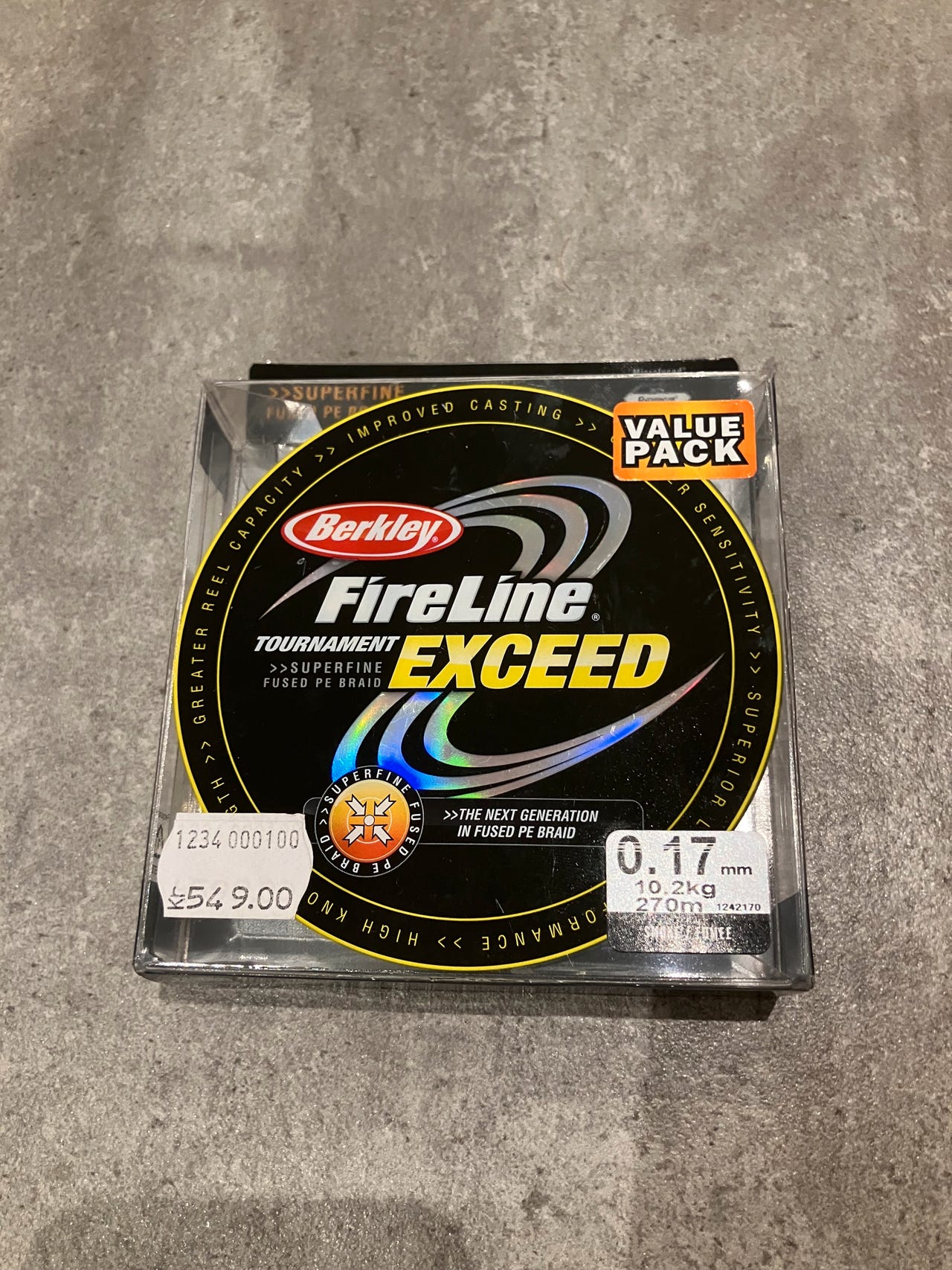 Fireline Exceed 0.17 mm 270 m Smoke grey / grå | FINN-torget