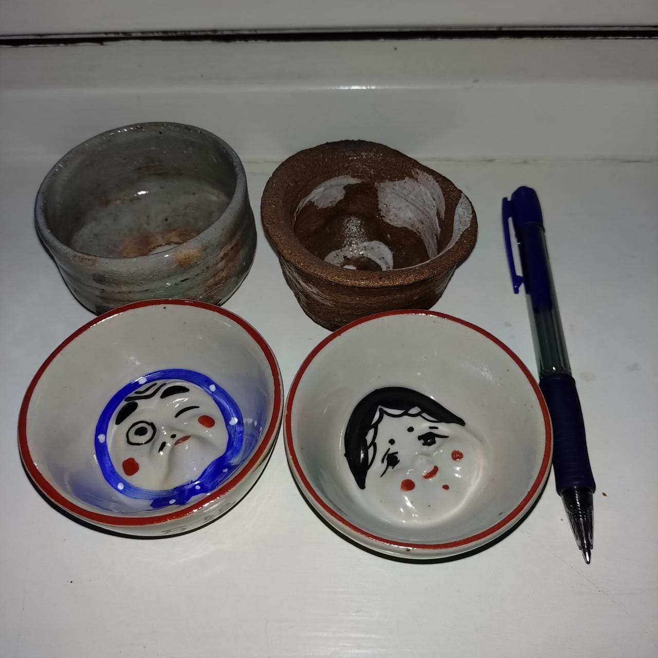 Antikk sake kopper fra Japan, selges samlet | FINN-torget