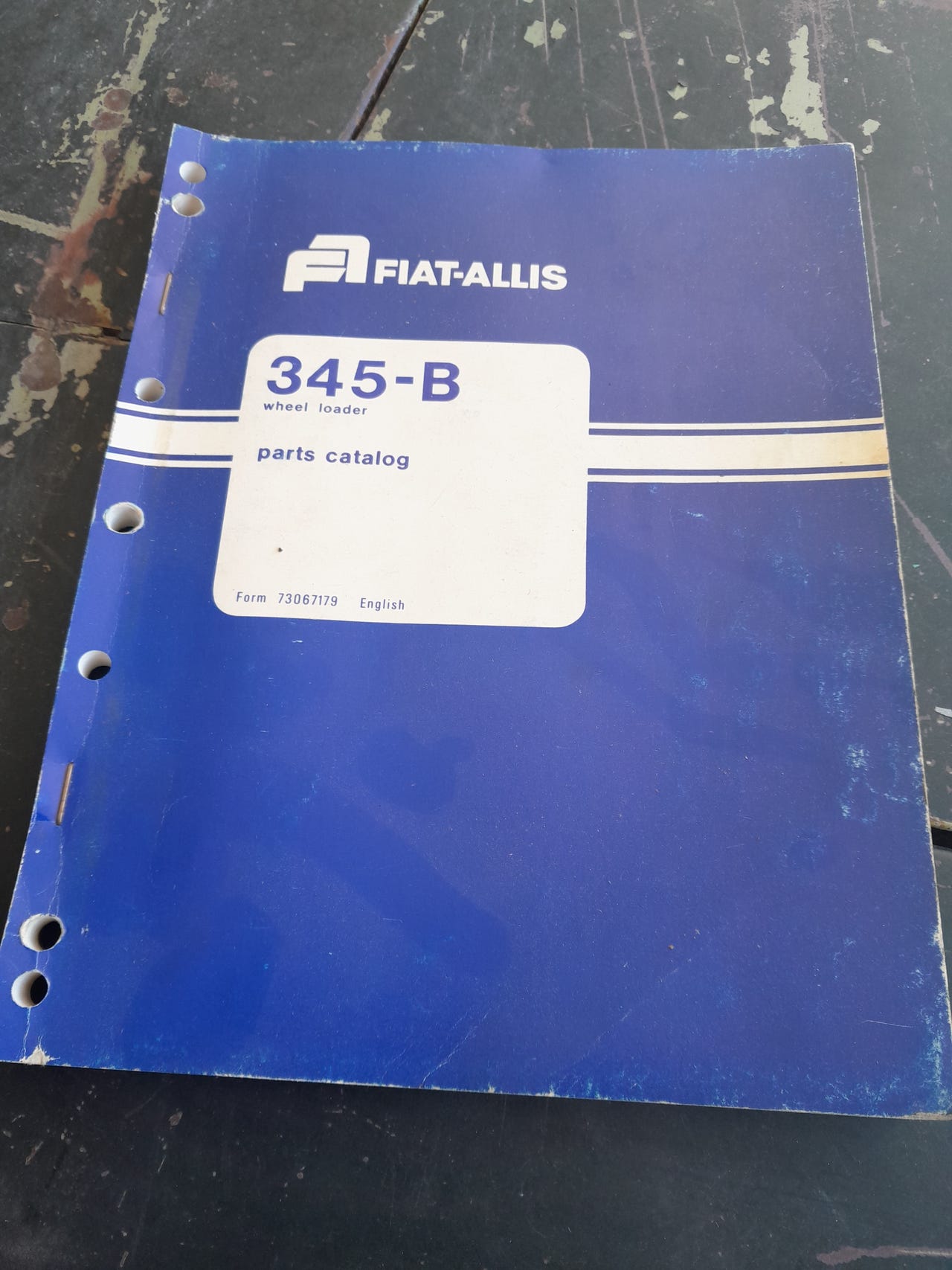 Fiat-Allis 345B delekatalog | FINN-torget